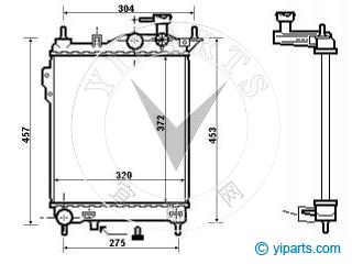 Supply Radiator(25310-1C200) for HYUNDAI - Yiparts