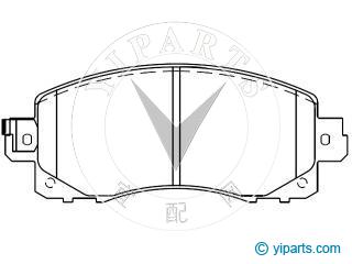 Supply Brake Pad Set(26296-FL030) for SUBARU - Yiparts