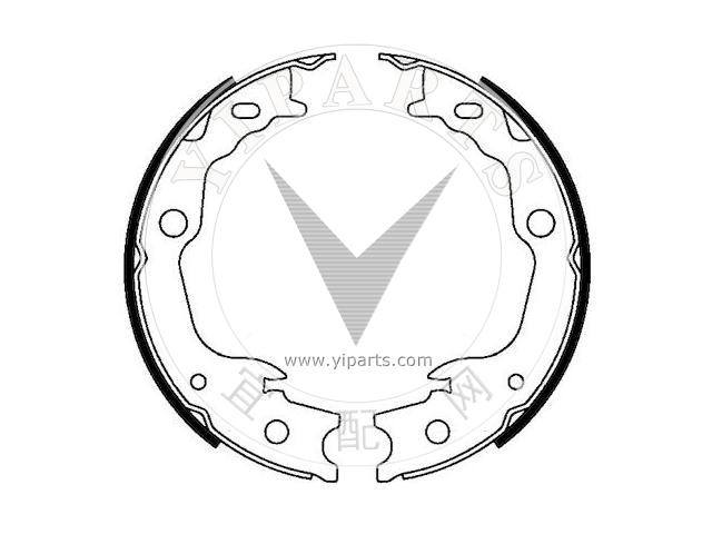 Supply Brake Shoe Set(46540-06030) for TOYOTA - Yiparts